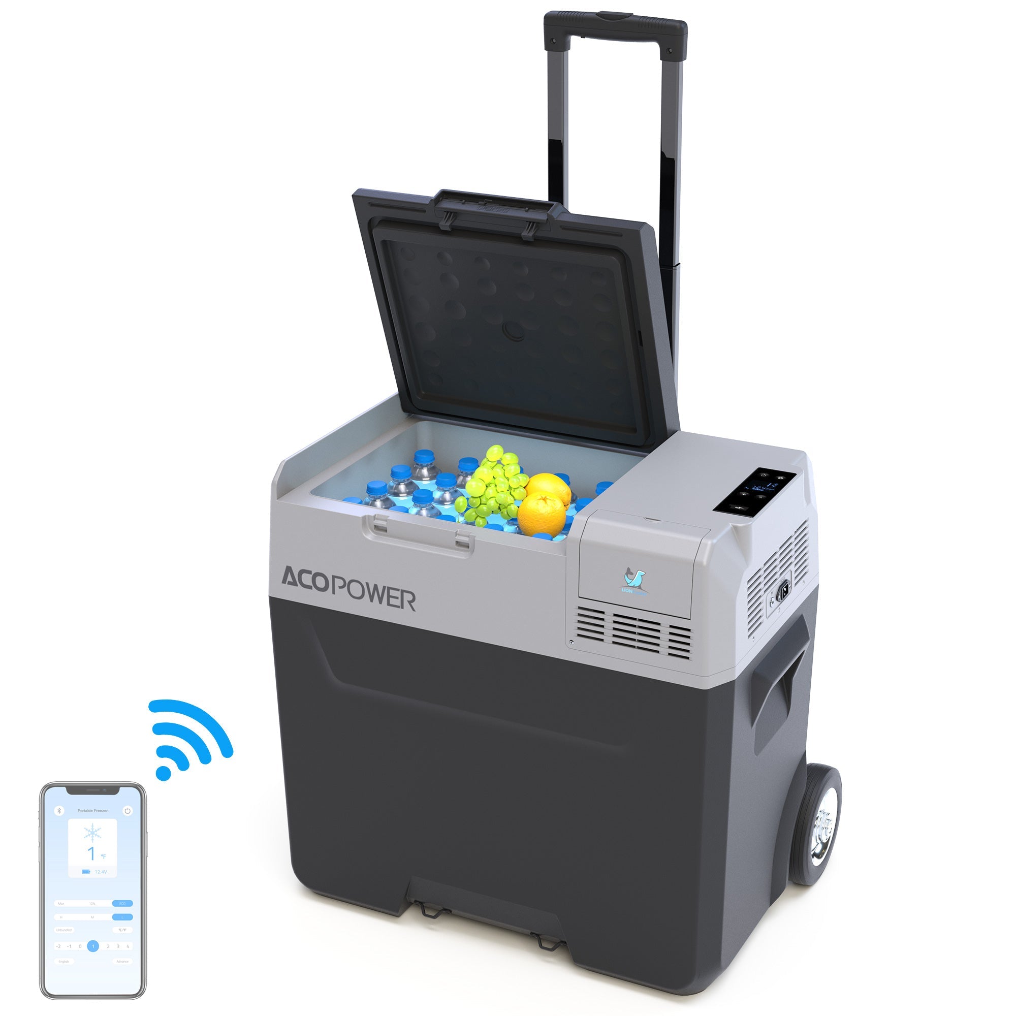 Acopower Portable Battery Fridge30/32 Quarts | Wellbots | Free shipping
