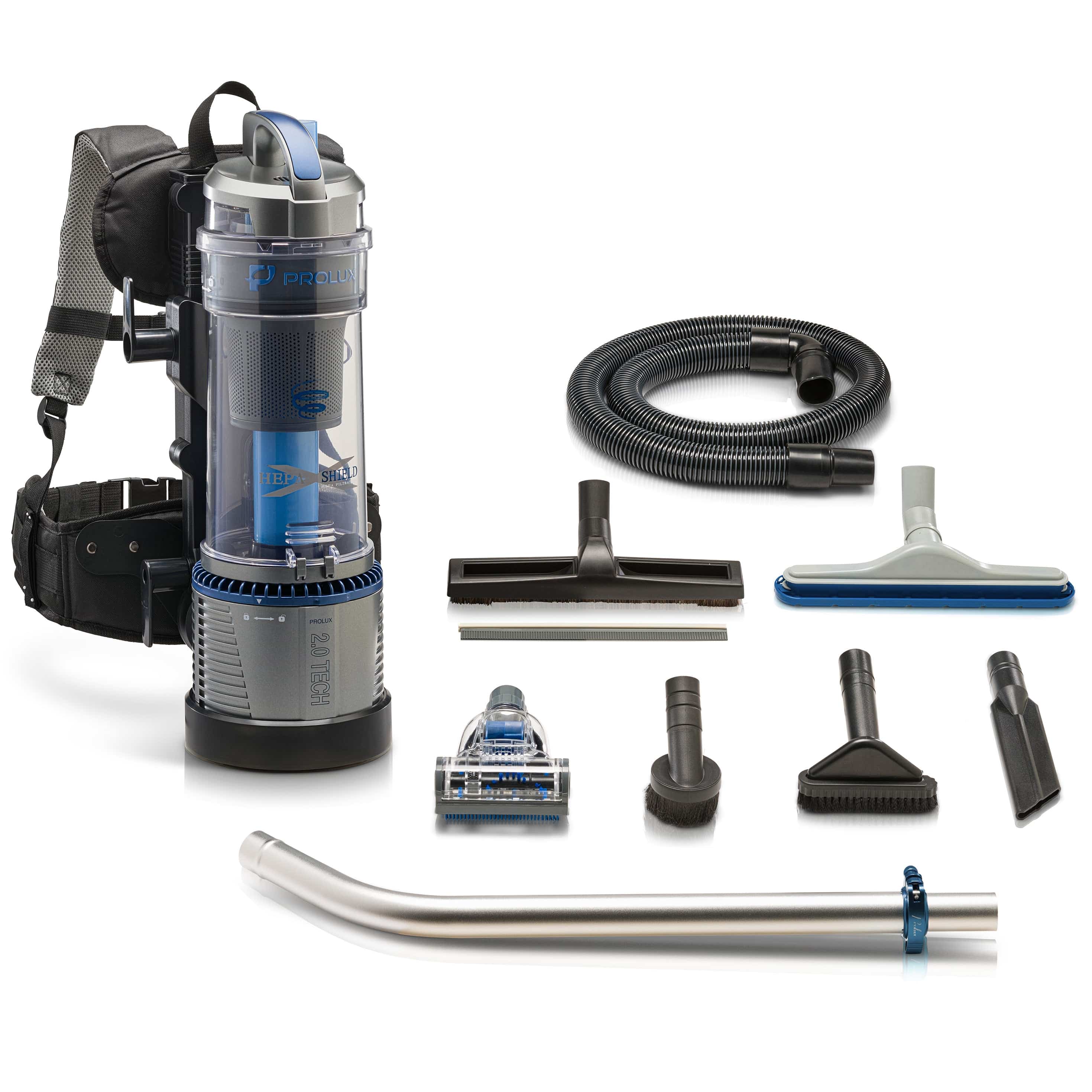 Lightweight Prolux 2.0 Bagless Upright Backpack Vacuum w/ 5 YR Warrant