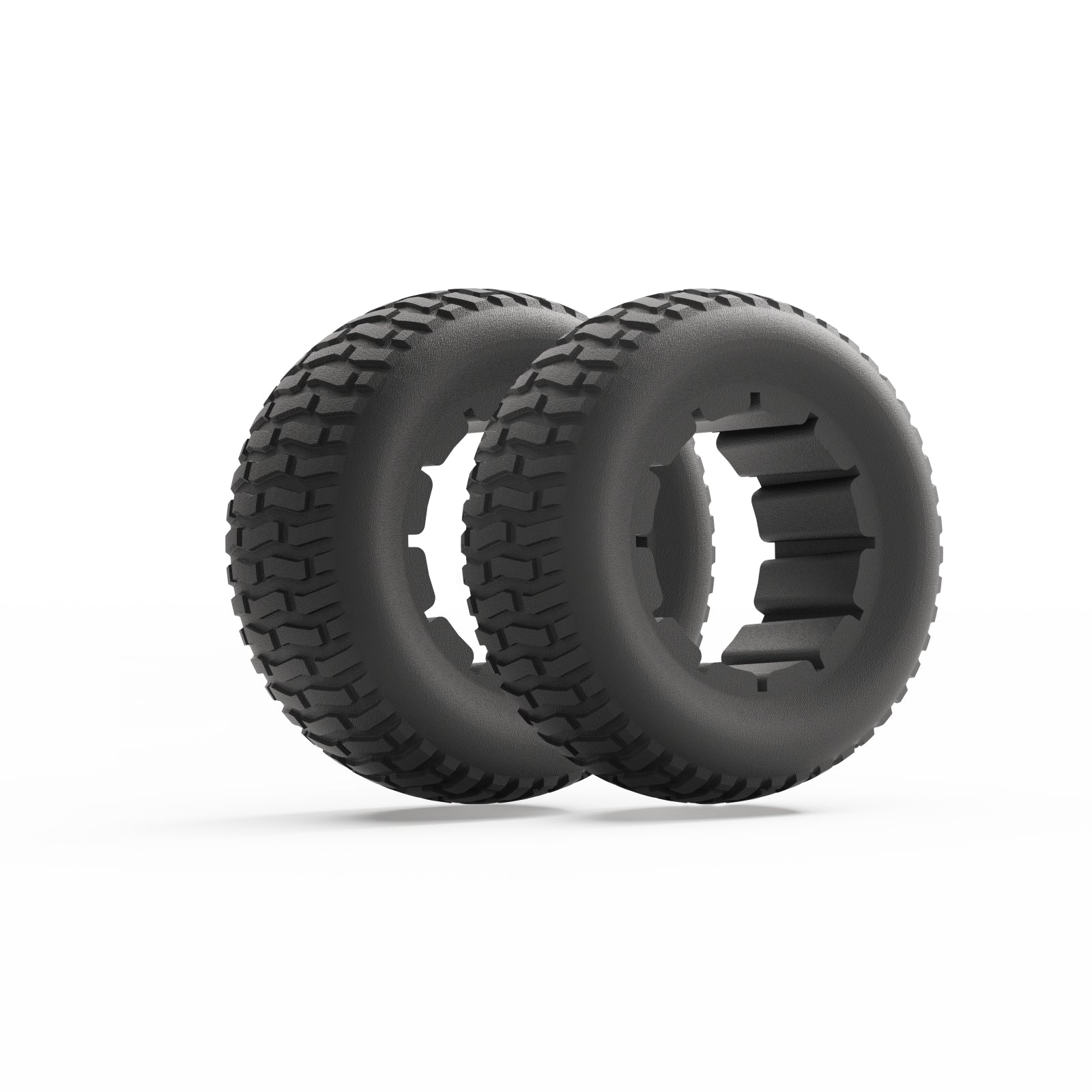 Mowrator Pair of Universal Wide Rear Wheels | Wellbots | Free Shipping