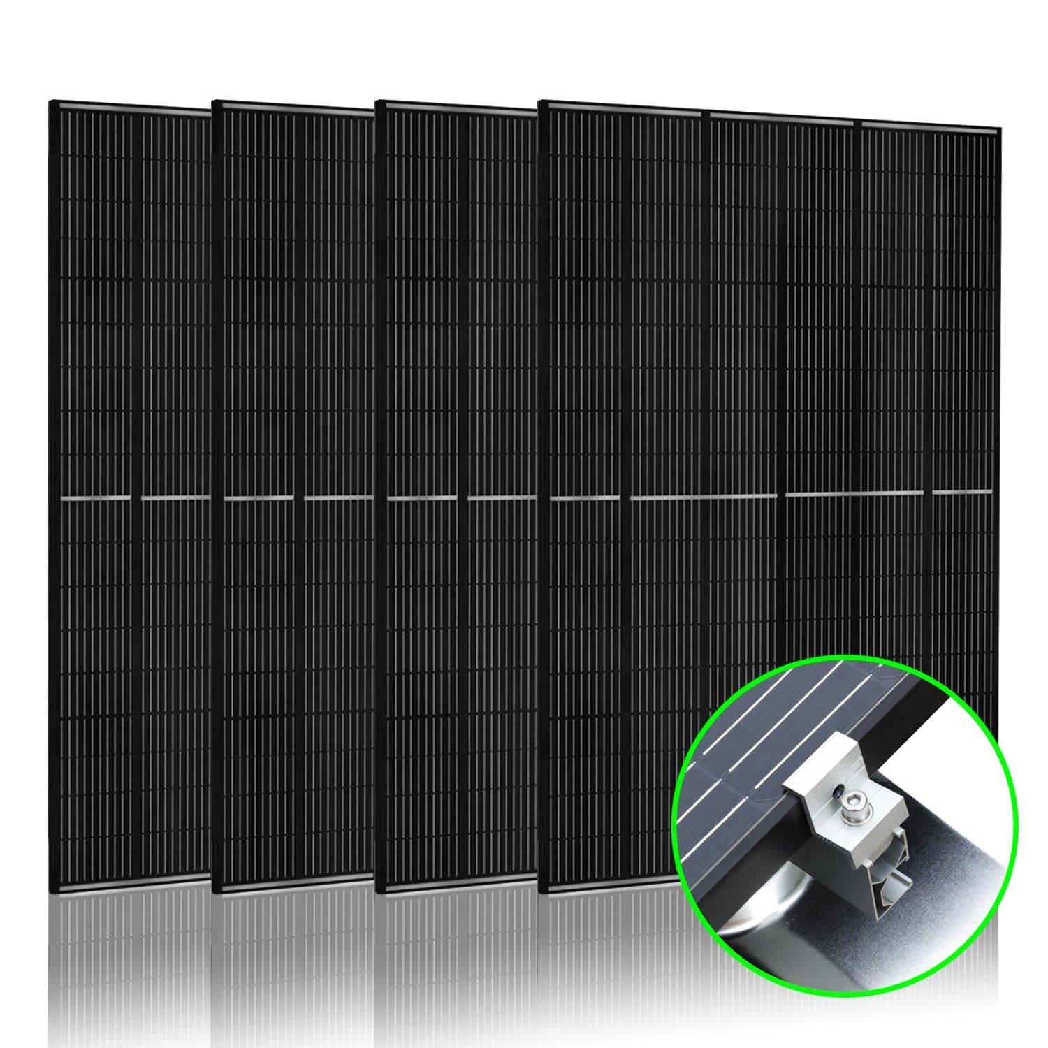 410 Watt Monocrystalline Solar Panel (4 Pack) With Solar Panel Mount R