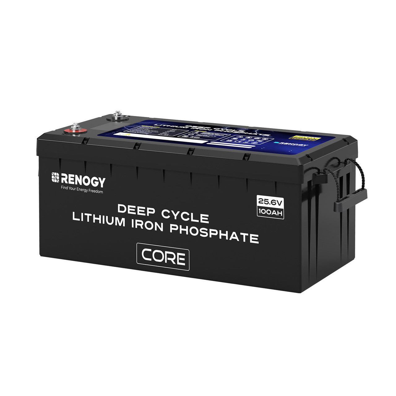 Renogy Deep Cycle 24V 100Ah Core lithium battery with Self-heating ...