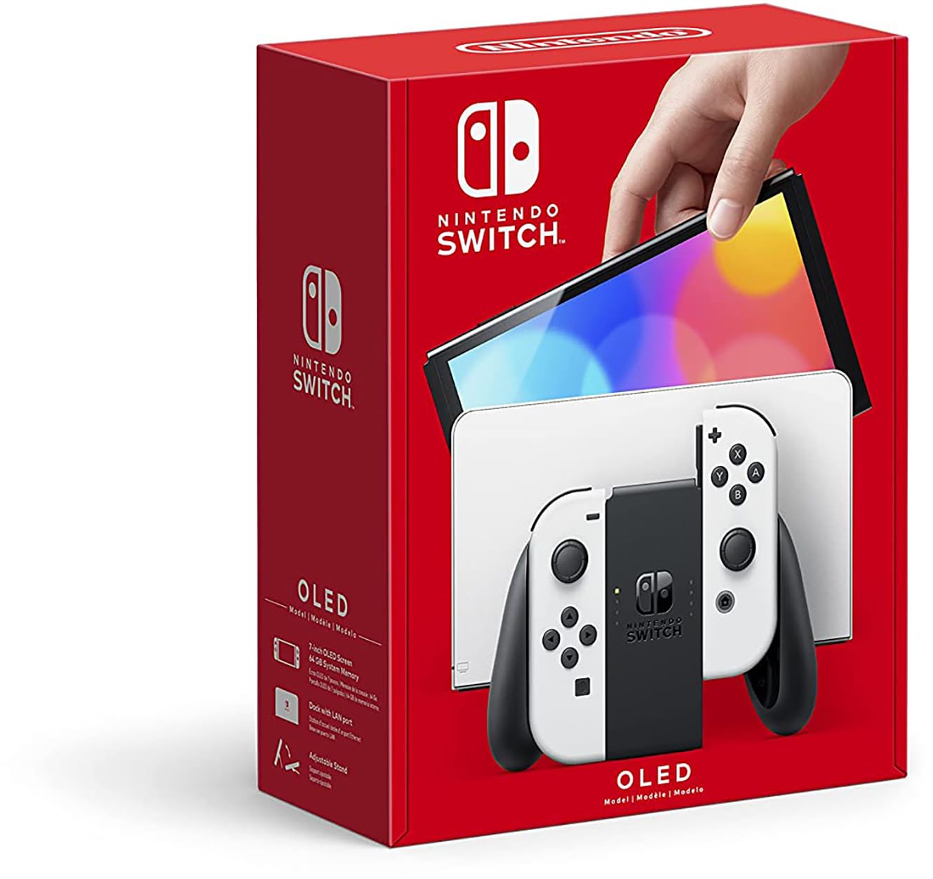 Nintendo Switch OLED Model w/ White Joy-Con White| Wellbots | Free Shipping