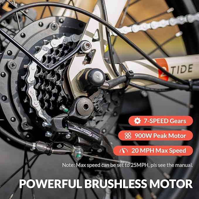 Invanti Tide 2 Fat tire Electric Bike | Wellbots | Free Shipping