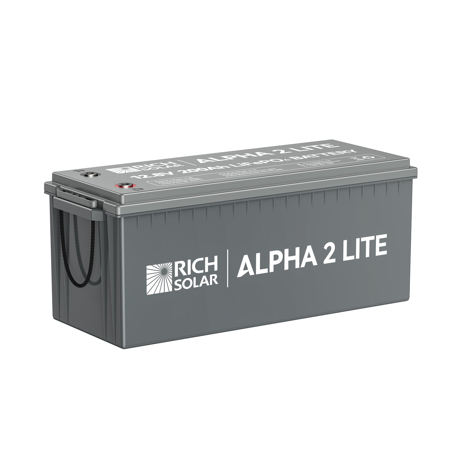 Rich Solar ALPHA 2 LITE | 12V 200Ah LiFePO4 Battery | Wellbots | Free ...