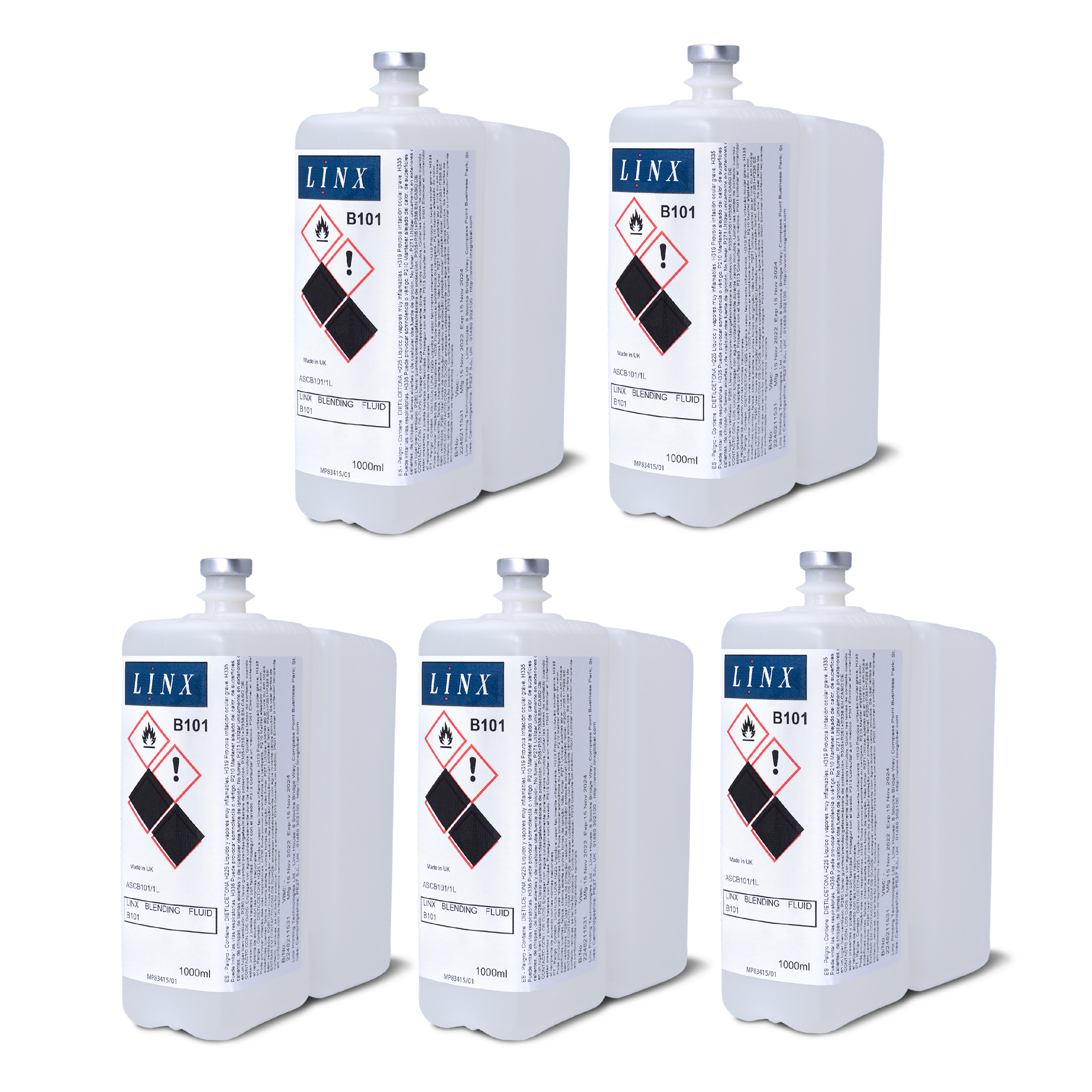 Blending Solvent for LINX 10 printer - Pack of 5L