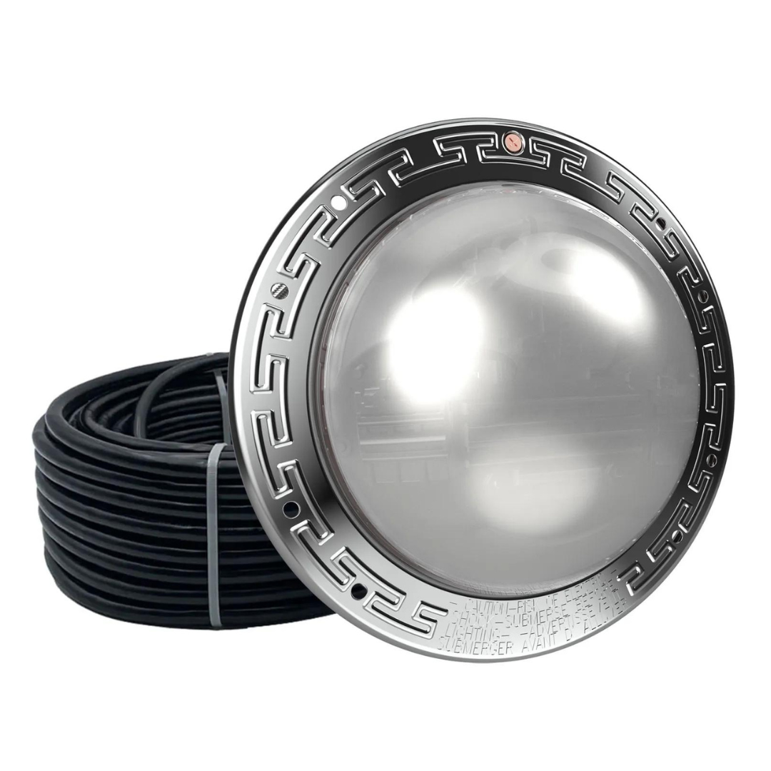 120V INTELLIBRITE ARCH WHITE LED POOL LIGHT 100' CORD 26W| Wellbots ...