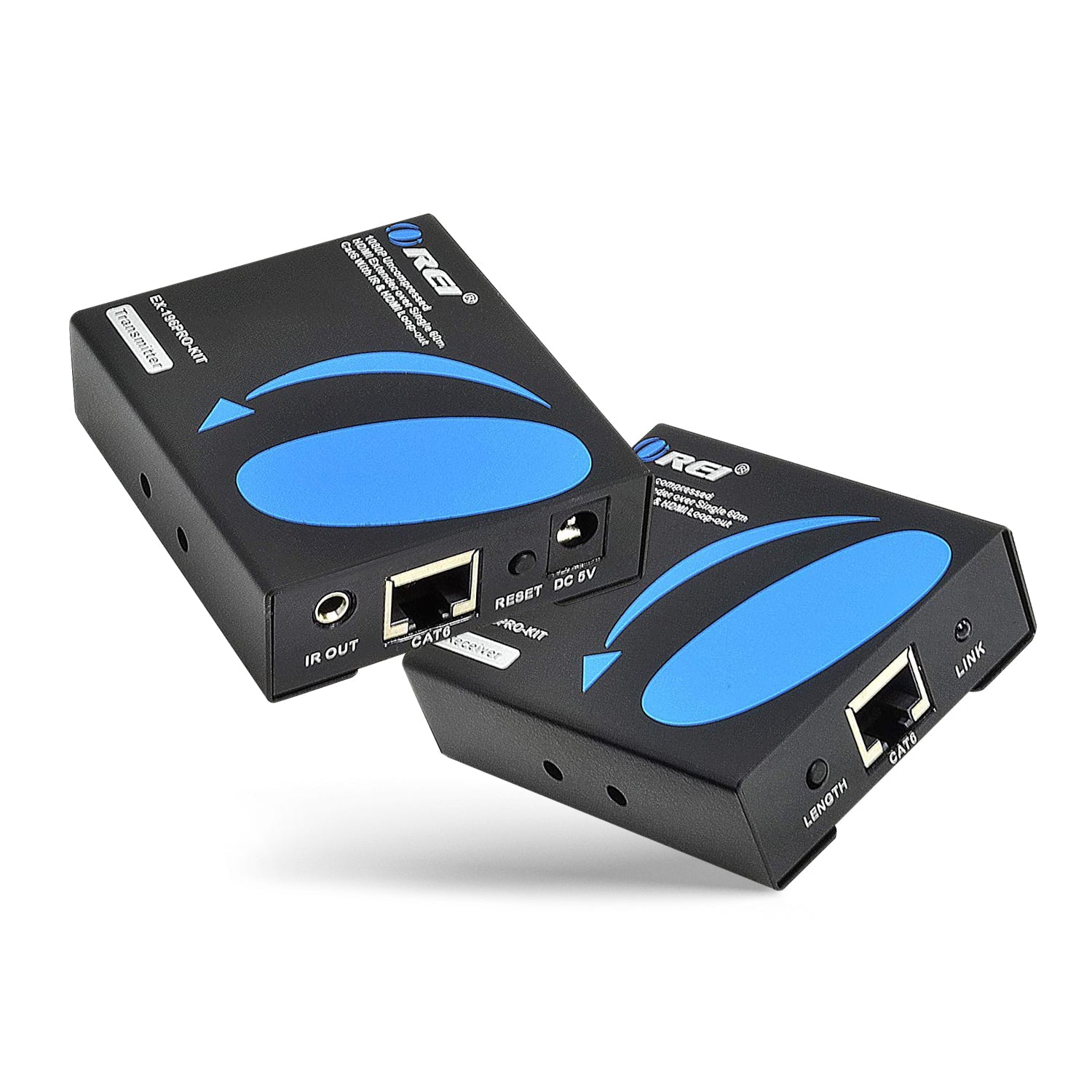 OREI HDMI Extender Over Single CAT6/CAT7 Cable 1080p With IR-Upto 196