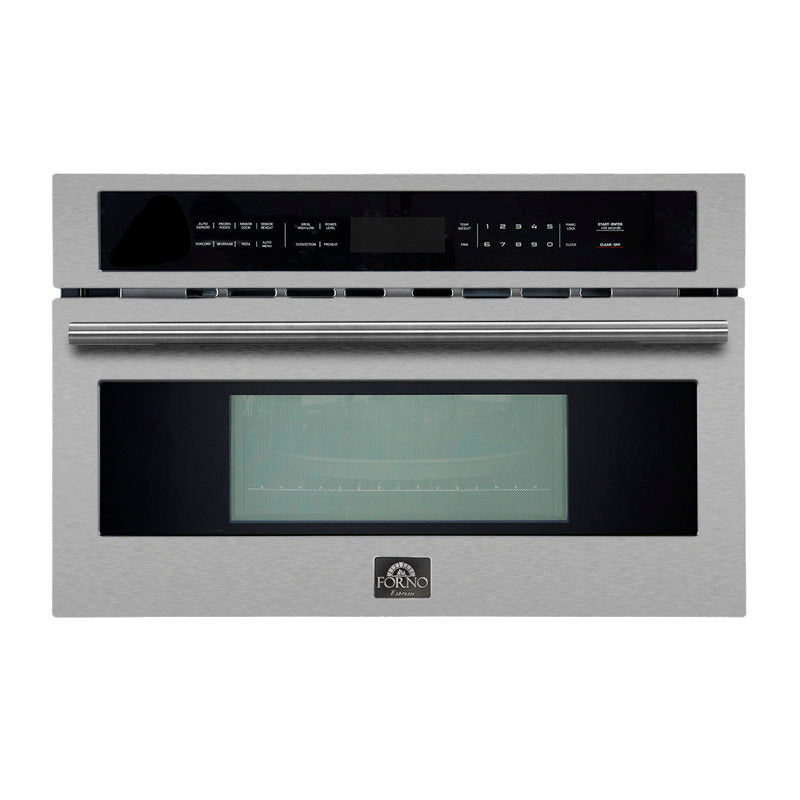 FORNO Capoliveri 30 Inch Stainless-Steel 1000 Watts Microwave Drawer 1. ...