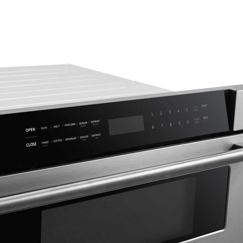 FORNO Capoliveri 30 Inch Stainless-Steel 1000 Watts Microwave Drawer 1. ...