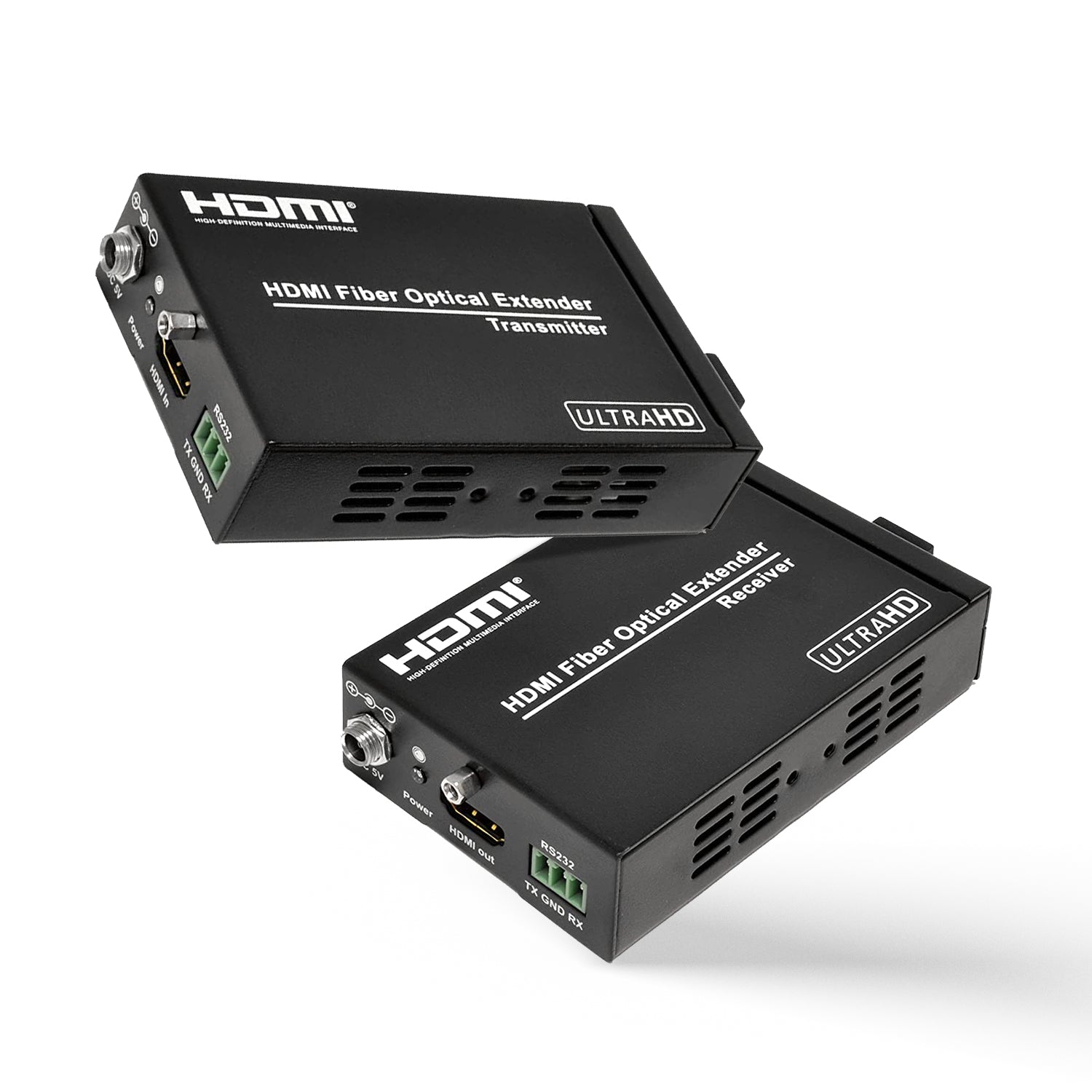 4K HDMI Extender Balun Over Fiber Optics Cable up to 1Km (3300 Feet),