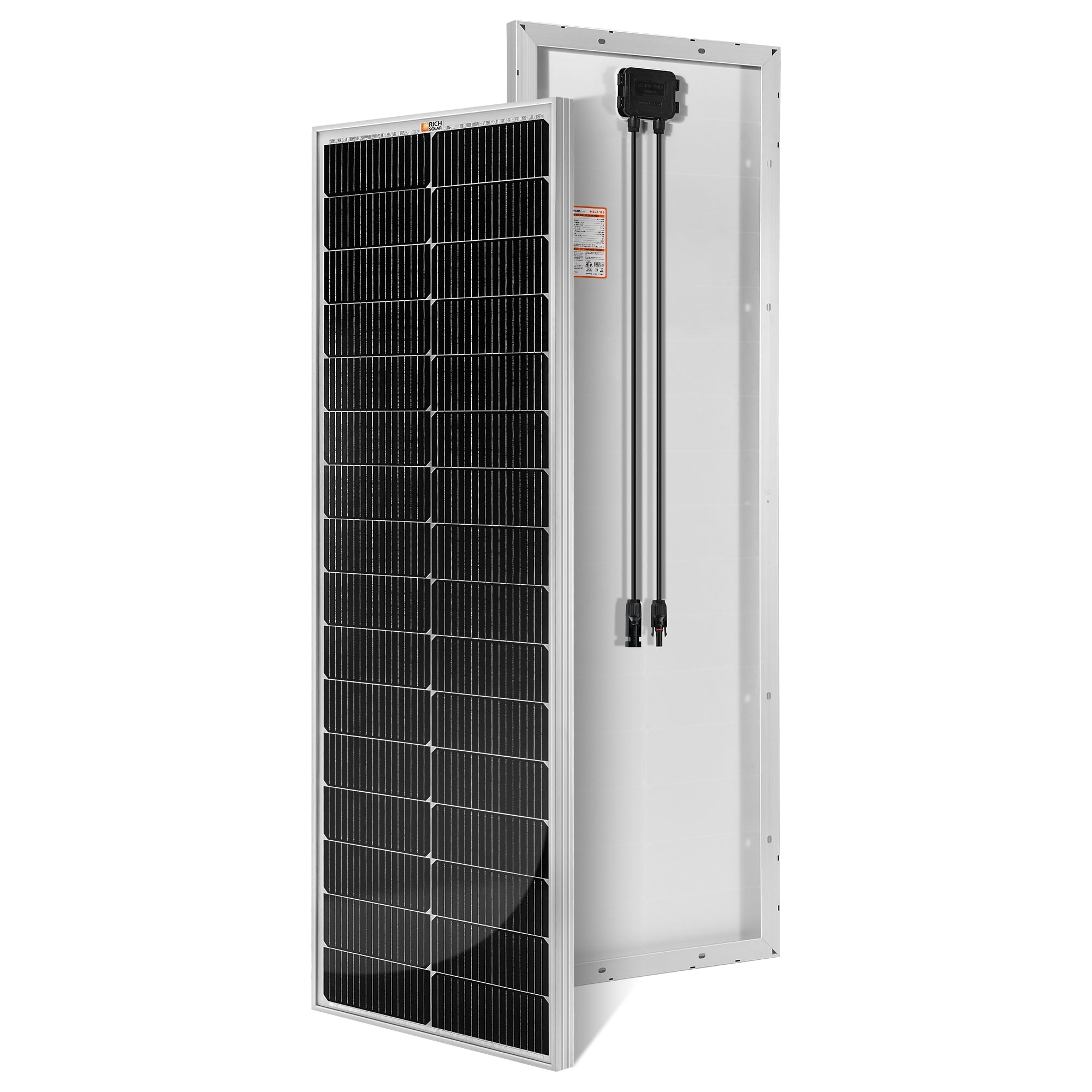 Rich Solar MEGA 100 SLIM | 100 Watt Slim Solar Panel | Wellbots | Free ...