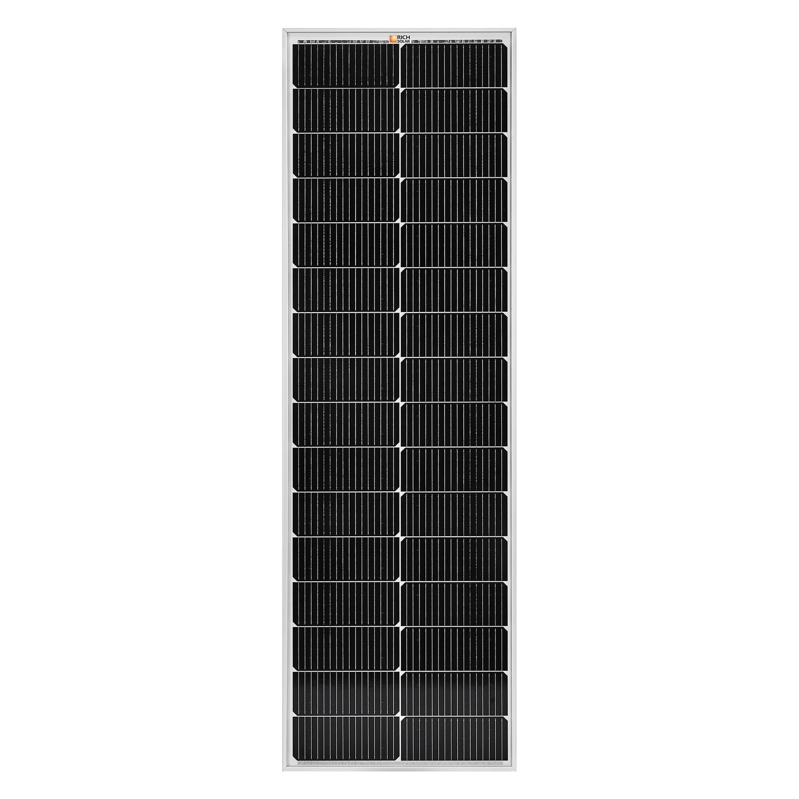 Rich Solar MEGA 100 SLIM | 100 Watt Slim Solar Panel | Wellbots | Free ...