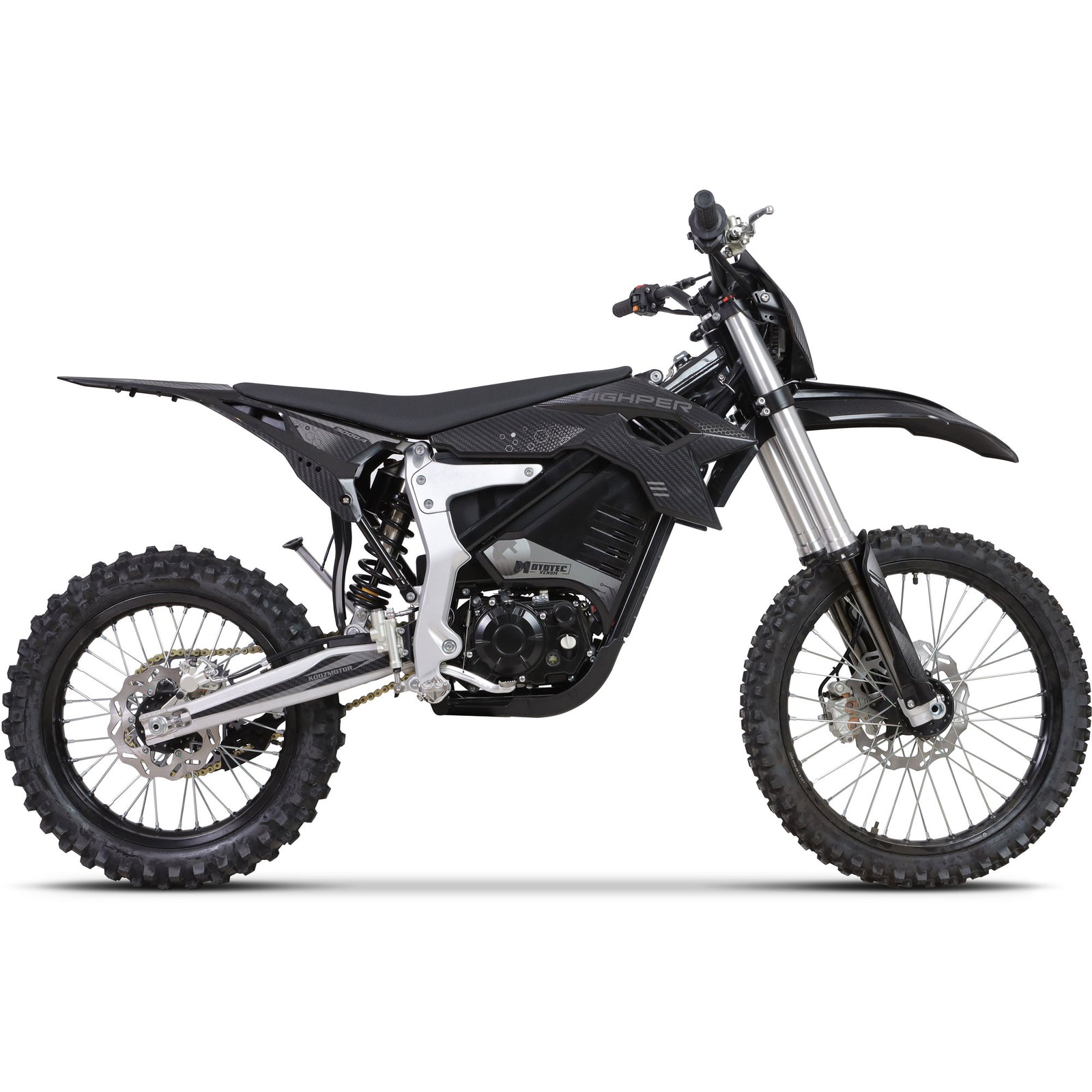 MotoTec Venom 72v 12000w 50ah Electric Dirt Bike | Wellbots | Free Shipping