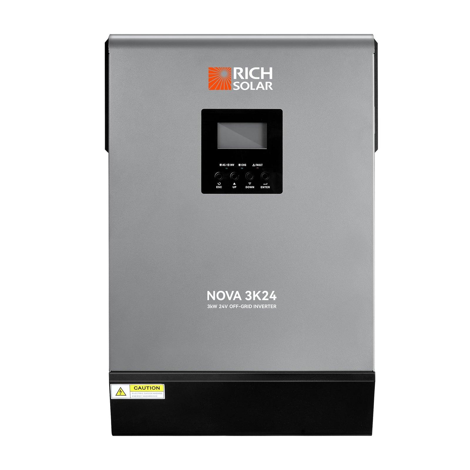 Rich Solar NOVA MAX 3K | 3000 Watt (3kW) 24 Volt Off-Grid Hybrid Solar ...