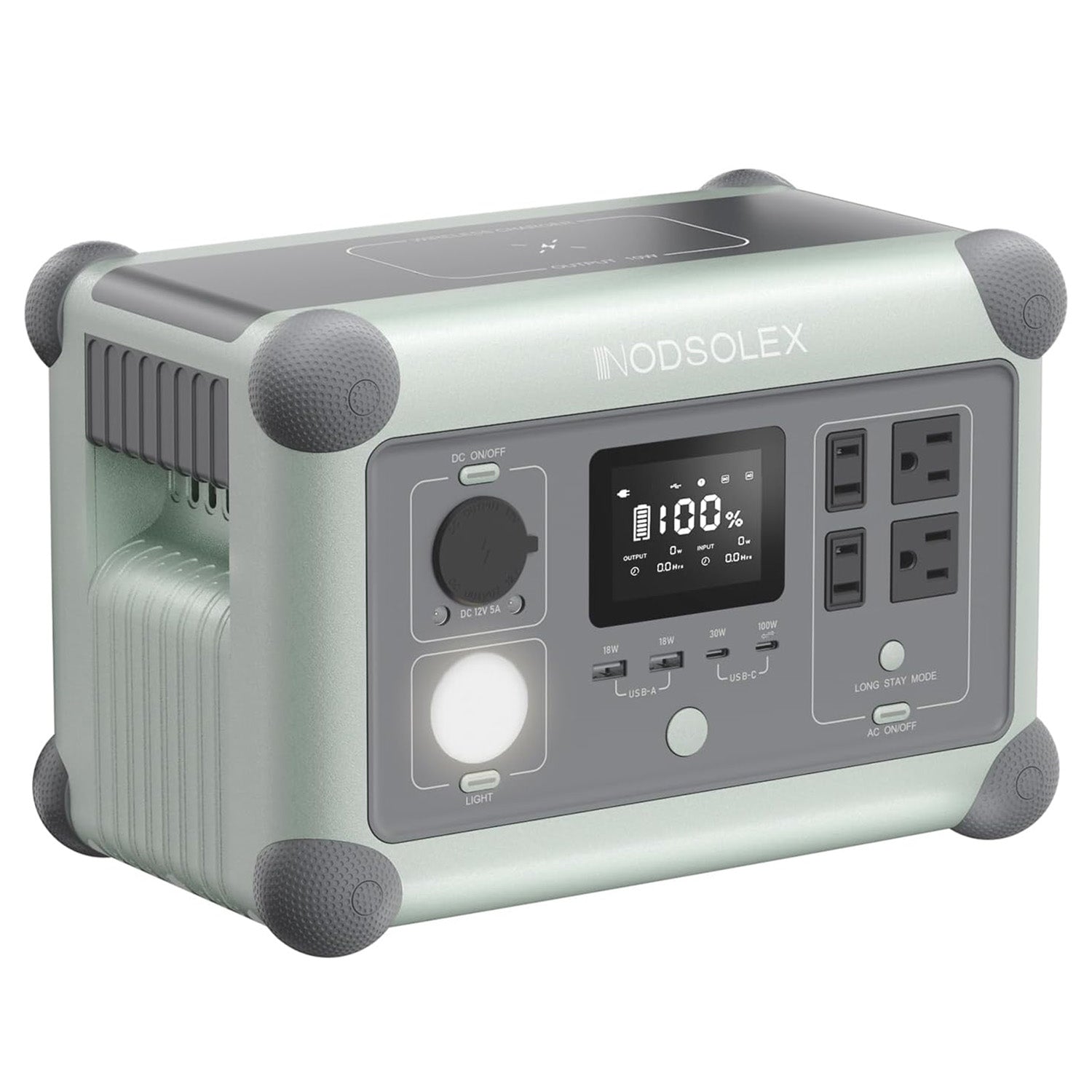 NODSOLEX Oasis 600W Portable Power Station | Wellbots | Free Shipping
