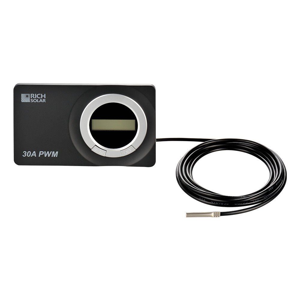 Rich Solar 30 Amp Flush Mount PWM Solar Charge Controller | Wellbots ...