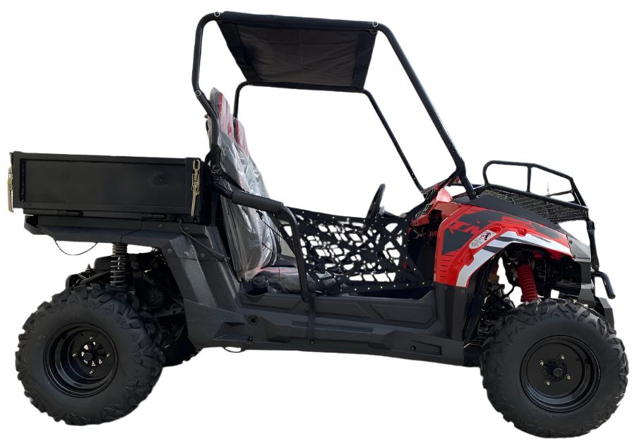 TrailMaster Challenger 200U UTV Side-by-Side, Front Cargo Rack, Rear D