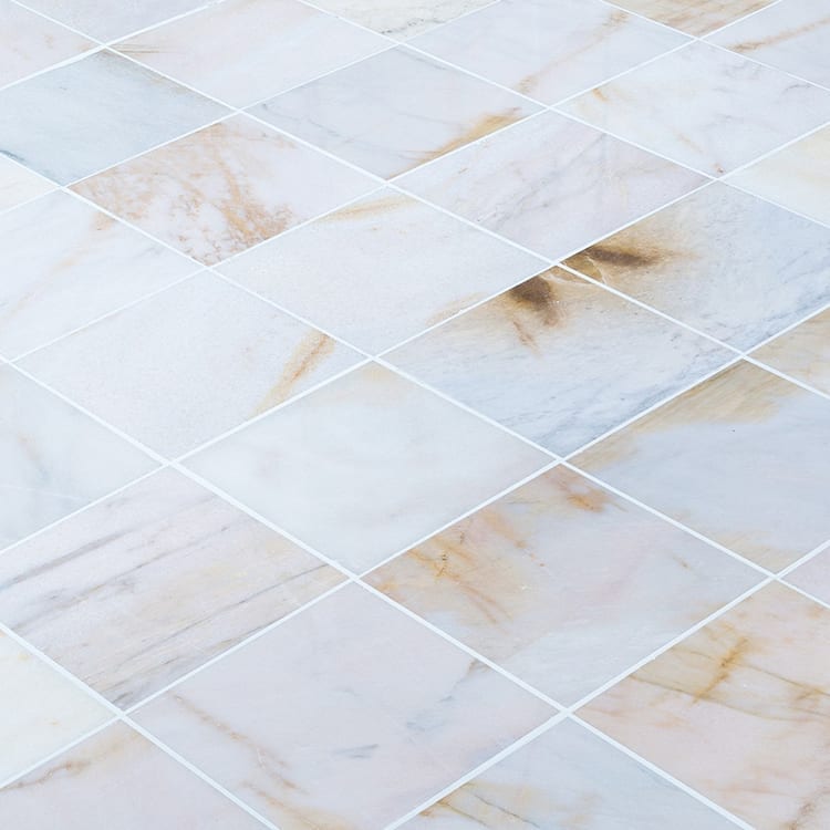 Giallo White Marble Floor and Wall Tile Polished - Livfloors Collectio