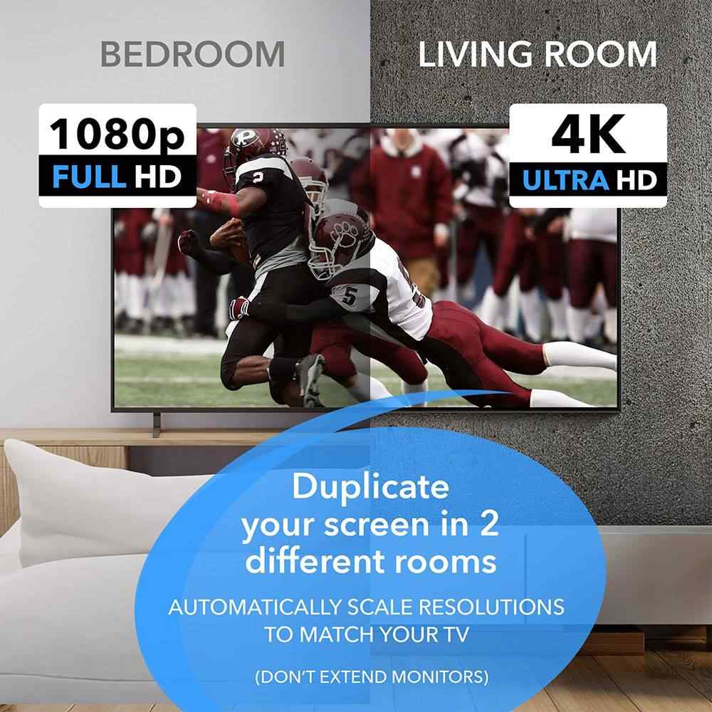 1x2 HDMI Splitter: 1-in 2-out, UltraHD 4K, Downscale, EDID (UHD-PRO102