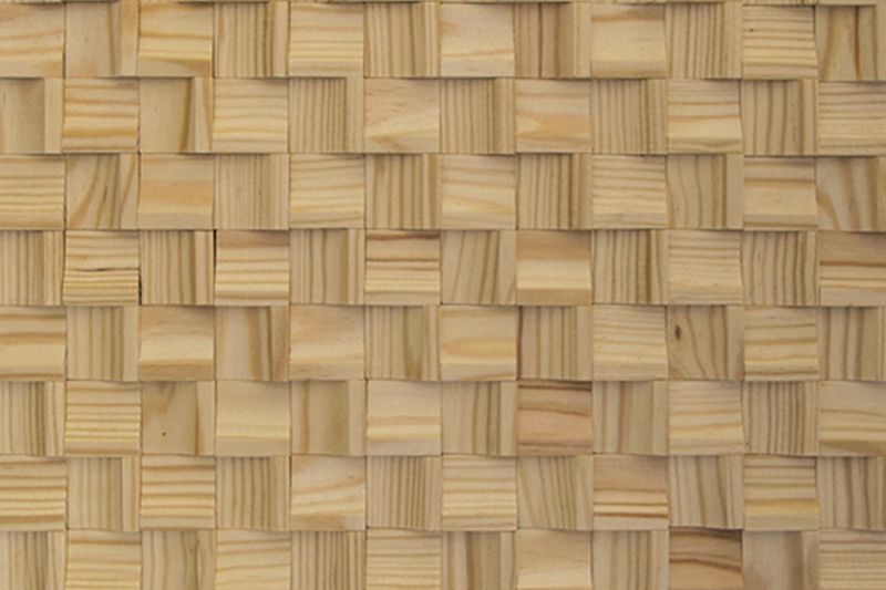 US Pine Infinity Mesh-mounted Wood Mosaic Wall Tile - Livfloors Collec
