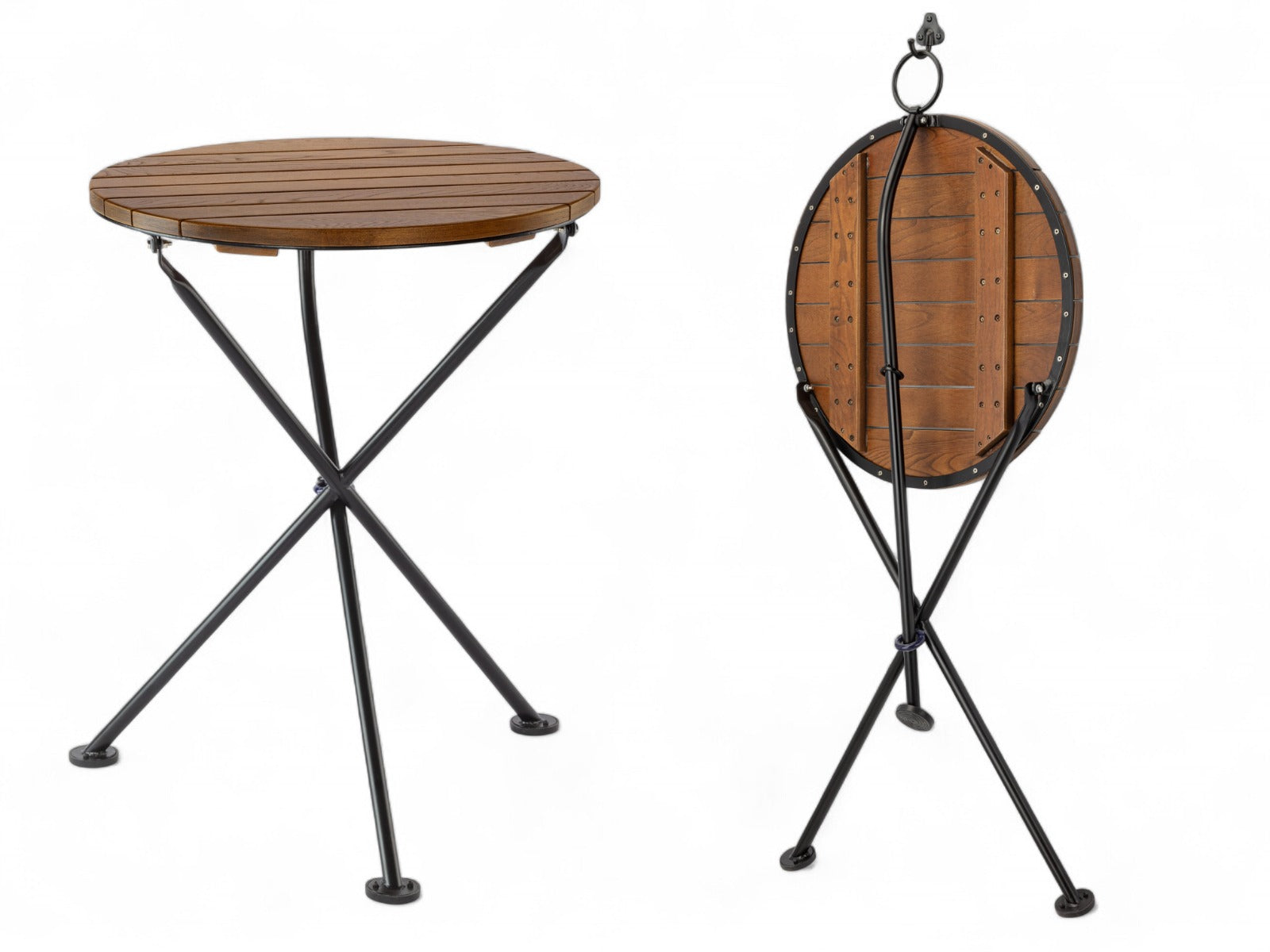 DemarForge Folding Table 4129 - Stackable - European Chestnut Wood Cle