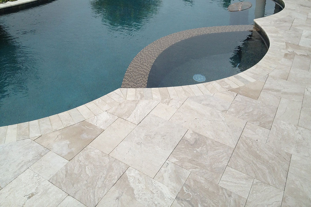 Diana Royal Beige Marble Versailles Pattern Floor and Wall Tile - Livf