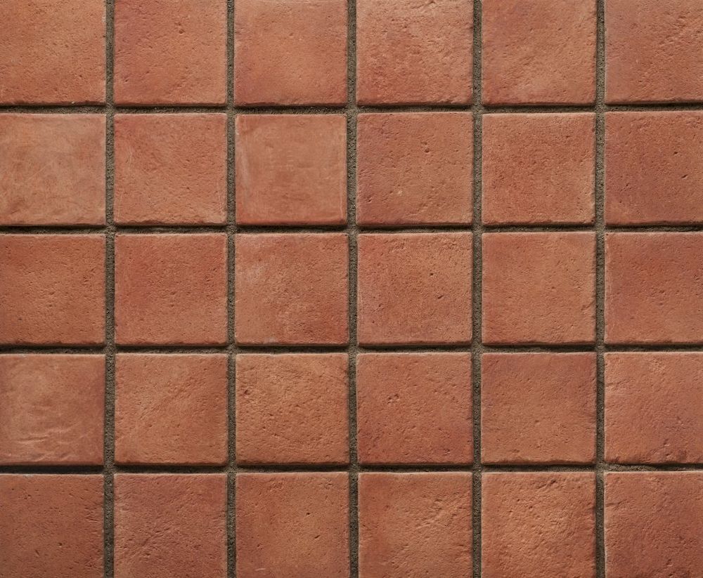 Isola 10 Dark Cotto Red Manufactured Stone Pavers 3/4" Thick F04DC - L