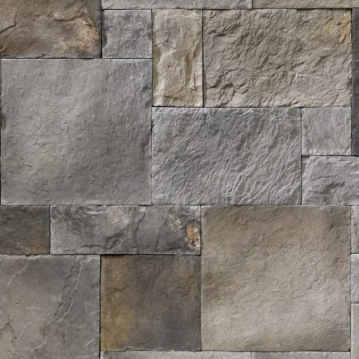 Ashlar Pattern Petra Ash Manufactured Stone Handmade Veneer - Livfloor