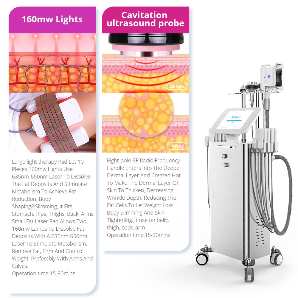 Shape Tactics - 160mw Lipo Laser Fat Freeze Machine with Cavitation ...