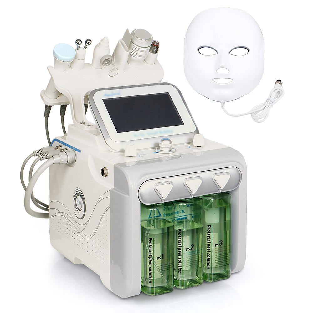 Shape Tactics - Hydro Dermabrasion Ultrasound Skin Scrubber LED Mask ...