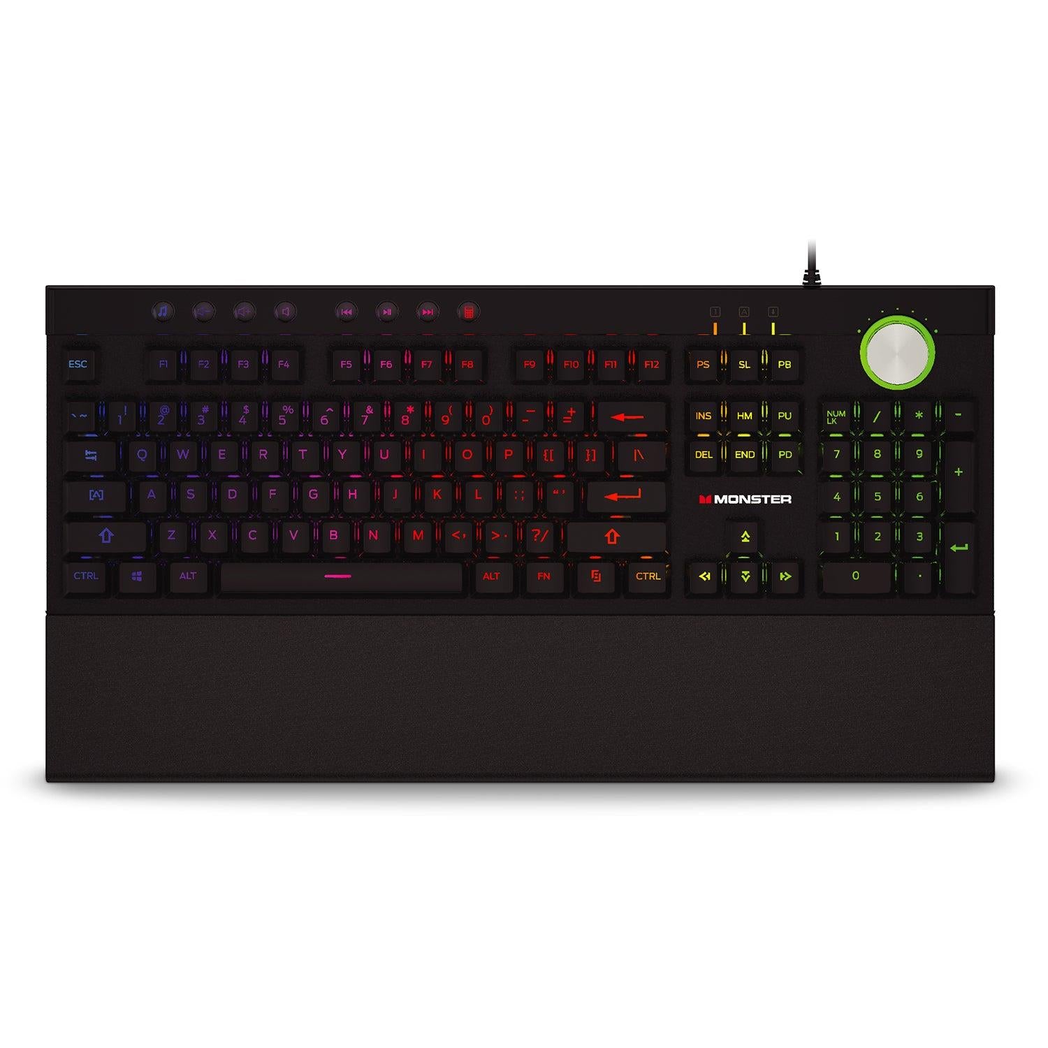 Monster - Alpha 5.0 LED Mechanical PC Gaming Keyboard | Wellbots