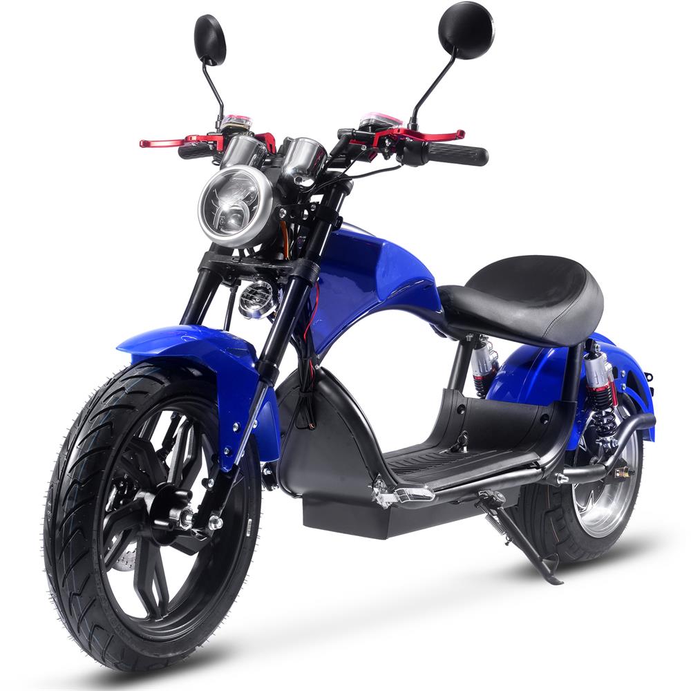 MotoTec Raven 60v 30ah 2500w Lithium Electric Scooter | Wellbots