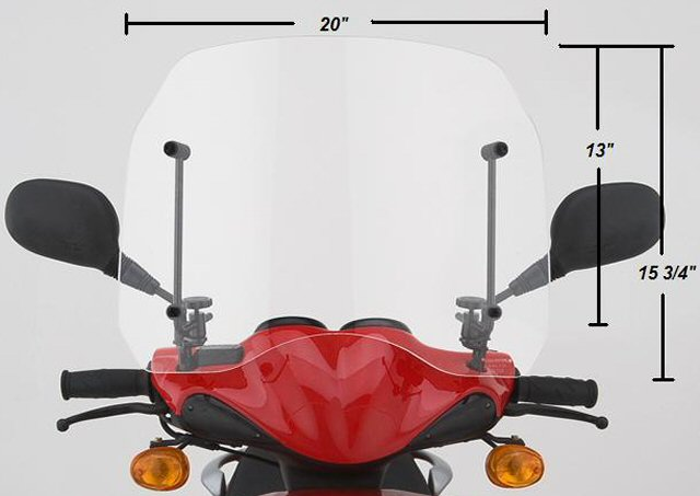 Slipstreamer Scoot 66 Windshield (172-83) | Wellbots
