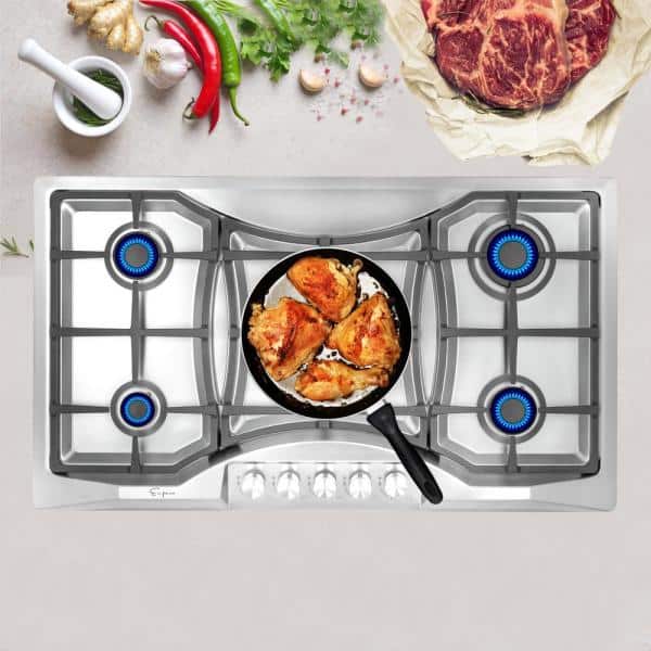 Empava 36 in. Gas Cooktops 36GC24 | Free Shipping | Wellbots